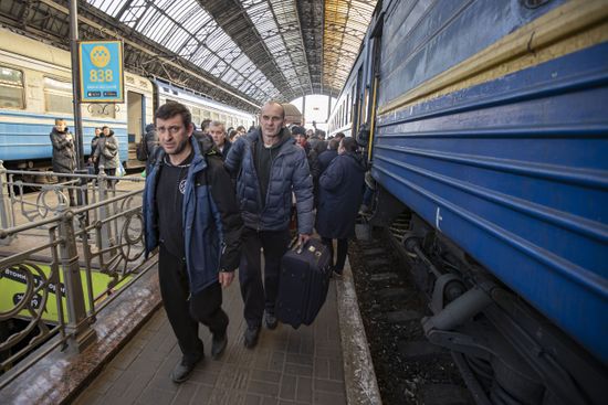People Rush Get On Train Push Editorial Stock Photo - Stock Image ...