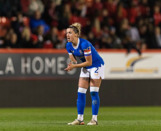 Rangers Womens Defender Nicola Docherty Editorial Stock Photo - Stock ...