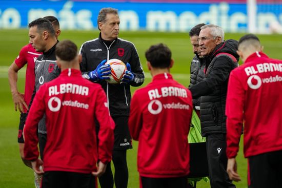 Albanias Head Coach Edoardo Reja 2r Editorial Stock Photo - Stock Image ...