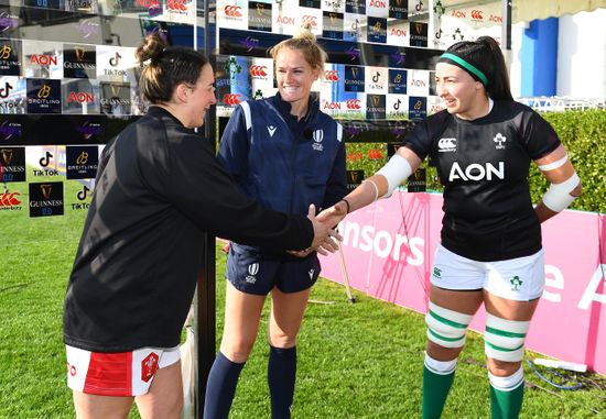 Siwan Lillicrap Wales Referee Kat Roche Editorial Stock Photo - Stock ...