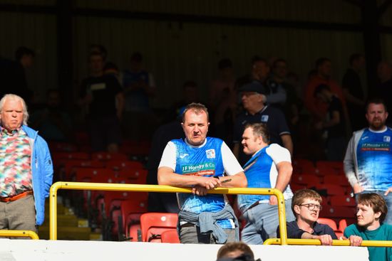 Barrow Fans During Sky Bet League Editorial Stock Photo - Stock Image ...