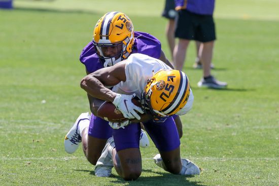 Lsu Wide Receiver Chris Hilton Jr Editorial Stock Photo - Stock Image ...