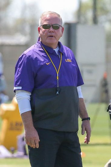 New Lsu Head Football Coach Brian Editorial Stock Photo - Stock Image ...