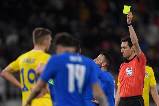 Referee Ricardo De Burgos Bengoechea Action Editorial Stock Photo ...