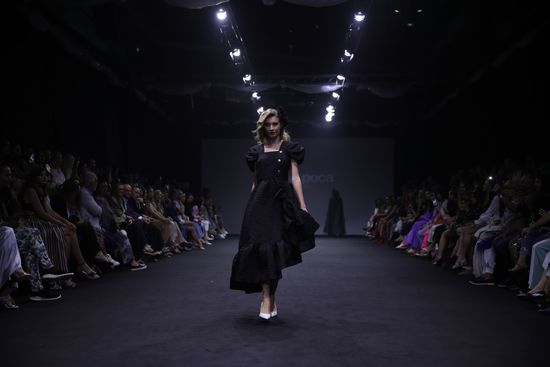 Model Presents Creation Collection Poca Poca Editorial Stock Photo ...