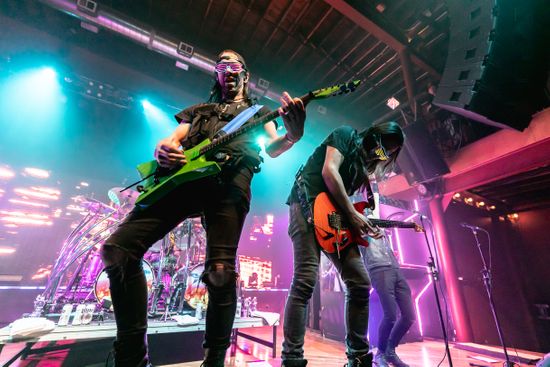 Dragonforce Sam Totman Herman Li Performing Editorial Stock Photo ...