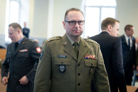 Colonel Dariusz Majchrzak During Conference Quothomeland Editorial ...