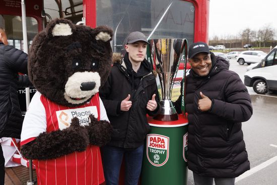 Rotherham United Fans Pose Miller Bear Editorial Stock Photo - Stock ...