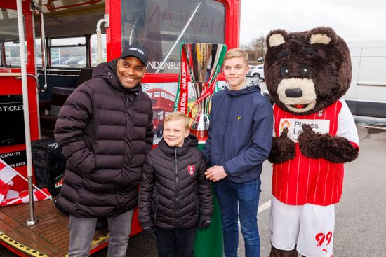 Rotherham United Fans Pose Miller Bear Editorial Stock Photo - Stock ...