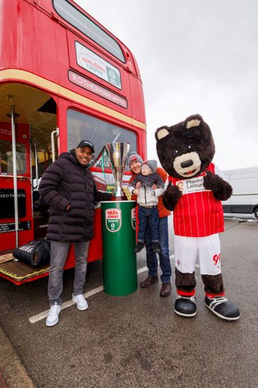 Rotherham United Fans Pose Miller Bear Editorial Stock Photo - Stock ...