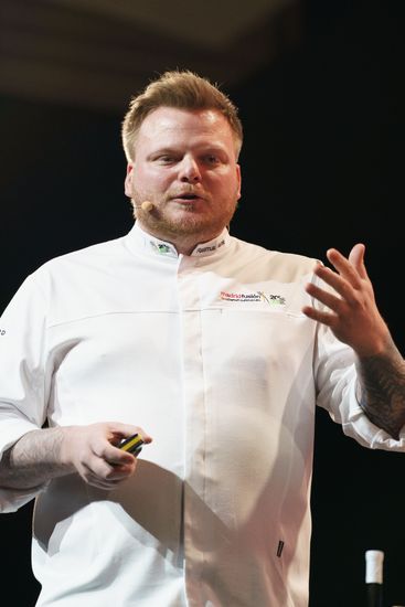 Chef Rasmus Munk Restaurant Alchemist Copenhague Editorial Stock Photo ...
