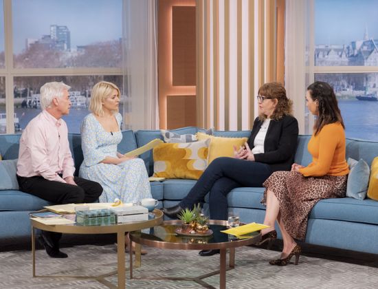 Phillip Schofield Holly Willoughby Debbie Greenaway Editorial Stock ...