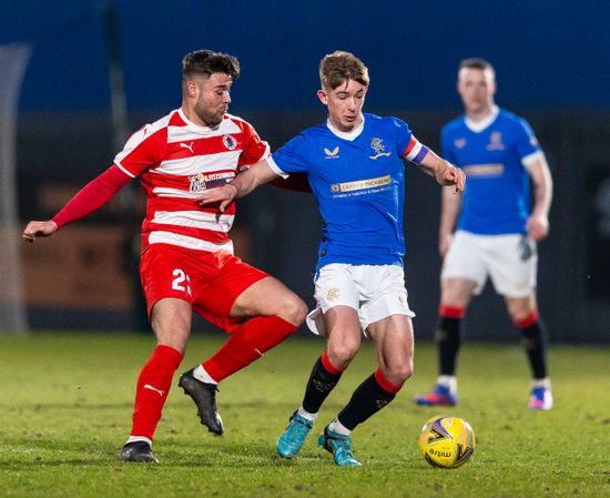 Rangers B Team Defender Robbie Fraser Editorial Stock Photo - Stock ...