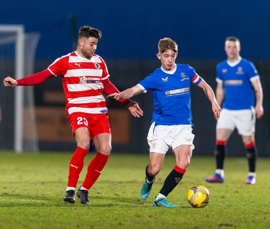 Rangers B Team Defender Robbie Fraser Editorial Stock Photo - Stock ...