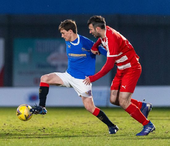 Rangers B Team Forward Tony Weston Editorial Stock Photo - Stock Image ...