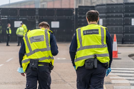 Border Force Immigration Control Working Port Editorial Stock Photo ...