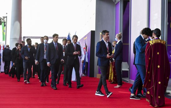 Delegates Arrived 72nd Fifa Congress Doha Editorial Stock Photo - Stock ...