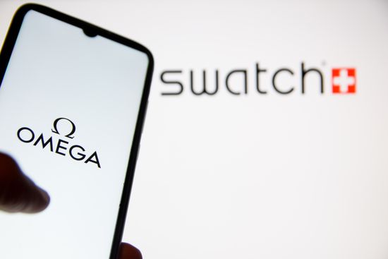 This Photo Illustration Omega Logo Displayed Editorial Stock Photo ...