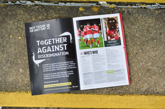 Efl Programme Advertising Branding Editorial Stock Photo - Stock Image ...
