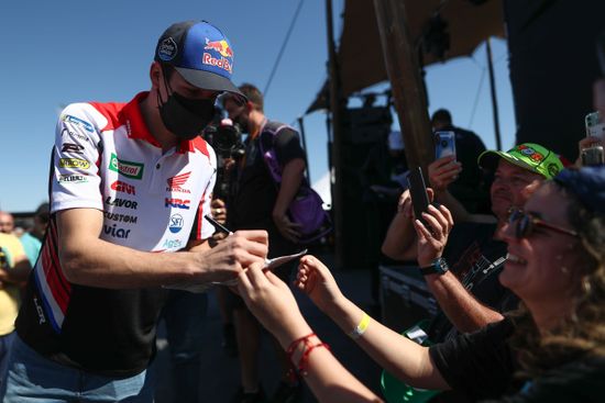 Spanish Motogp Rider Alex Marquez Signs Editorial Stock Photo - Stock ...