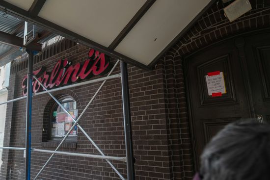 View Exterior Restaurant Forlinis Located Little Editorial Stock Photo ...