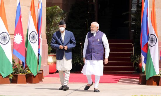 Indian Prime Minister Narendra Modi R Editorial Stock Photo - Stock ...