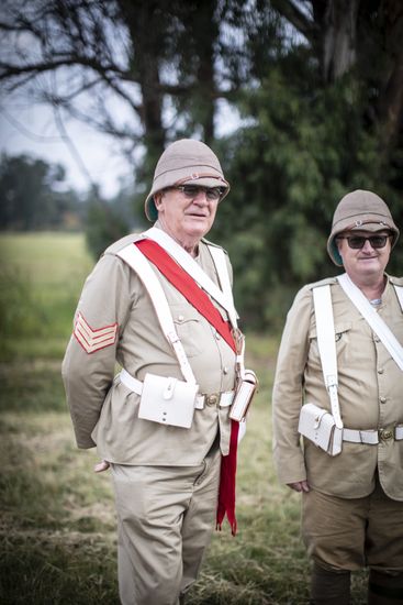 Men Reenacting Soldiers Period British Soldier Editorial Stock Photo ...