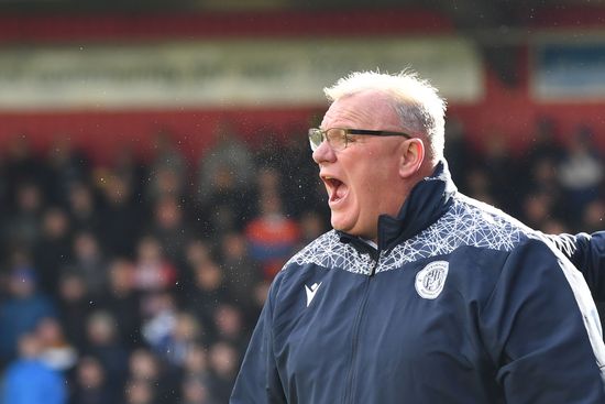 Steve Evans Manager Stevenage Fc During Editorial Stock Photo - Stock ...