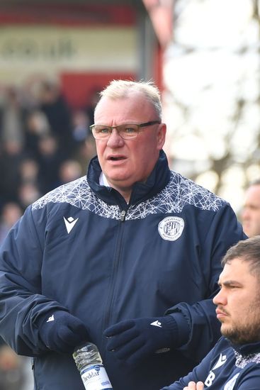 Steve Evans Manager Stevenage Fc During Editorial Stock Photo - Stock ...