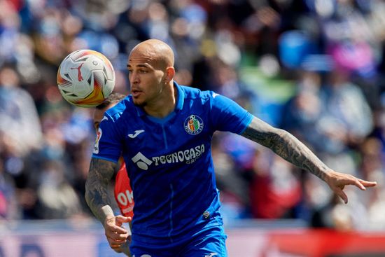 Sandro Ramirez Getafe Shooting Goal During Editorial Stock Photo ...