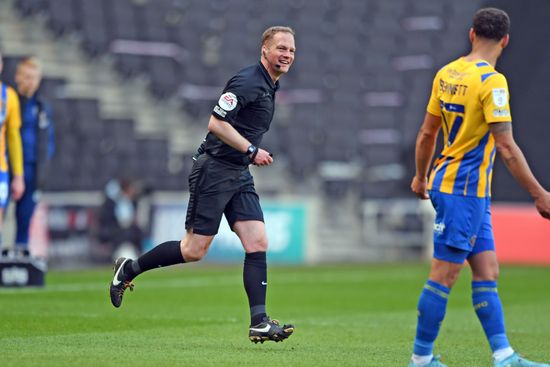 Referee Martin Coy Has Tape Around Editorial Stock Photo - Stock Image ...