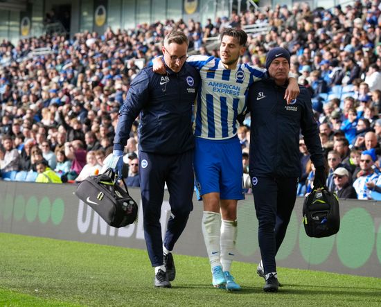 Jakub Moder Brighton Goes Off Injured Editorial Stock Photo - Stock ...