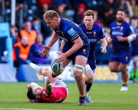 Joe Batley Worcester Warriors Catches Loose Editorial Stock Photo ...