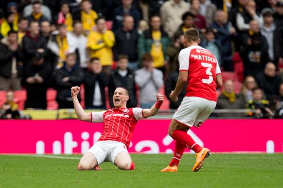 Ben Wiles Rotherham United Celebrates After Editorial Stock Photo ...