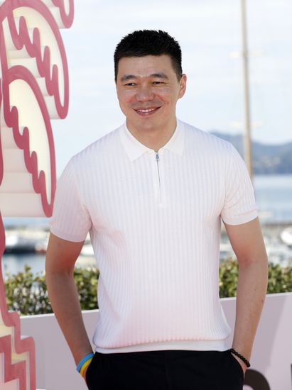 Kazakh Actor Daniyar Alshinov Poses During Editorial Stock Photo ...