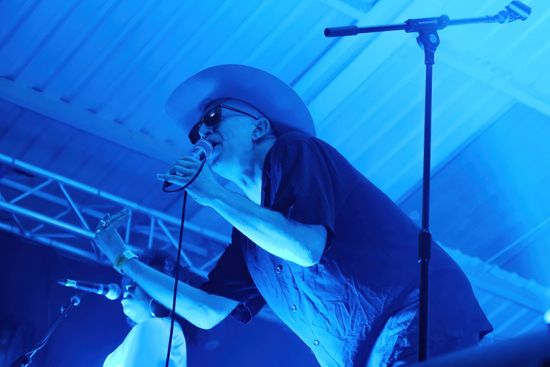 Lead Singer Rob Spragg Aka Larry Editorial Stock Photo - Stock Image ...