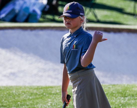 Autumn Solesbee Reacts Her First Putt Editorial Stock Photo - Stock ...