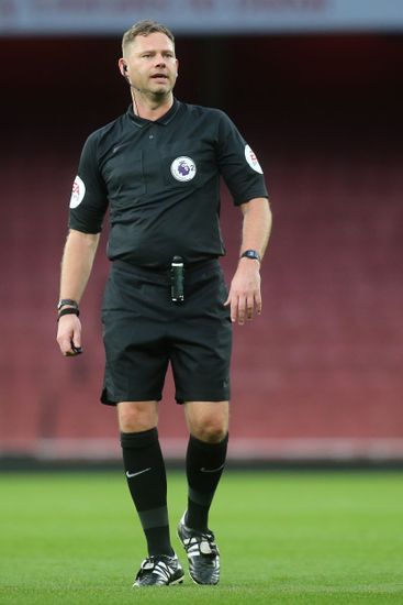 Match Referee Rob Whitton During Arsenal Editorial Stock Photo - Stock ...