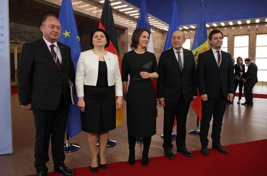 L R Moldovan Foreign Minister Bogdan Editorial Stock Photo - Stock ...