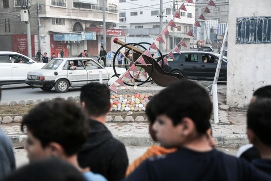 Palestinians Fire Ramadan Cannon Madfa Mark Editorial Stock Photo ...
