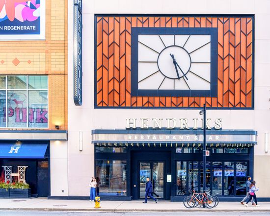 Facade Hendricks Restaurant Which Located Yonge Editorial Stock Photo ...