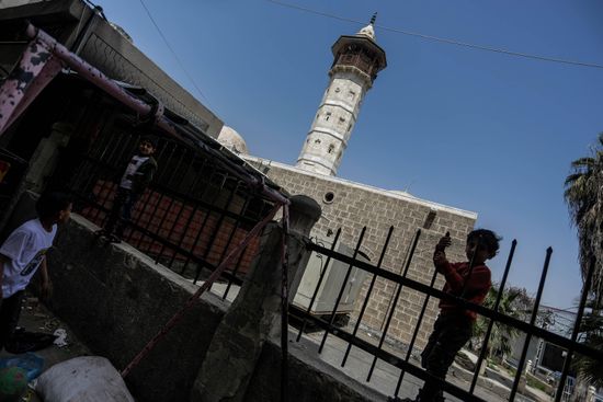 Palestinian Child Stands On Fence Sayed Editorial Stock Photo - Stock ...