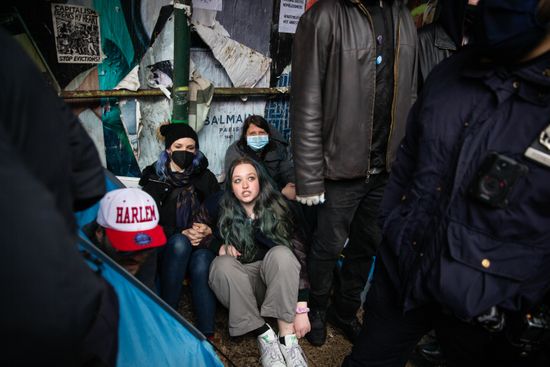 Homeless Activists Stand Their Ground Next Editorial Stock Photo ...