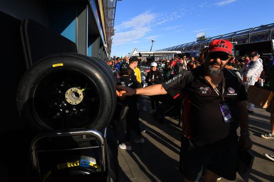 Spectators Seen During Open Pit Lane Editorial Stock Photo - Stock ...