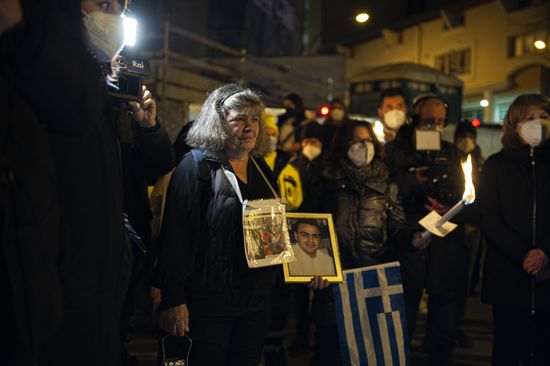 Torchlight Procession Returns Laquila Mark Longest Editorial Stock ...