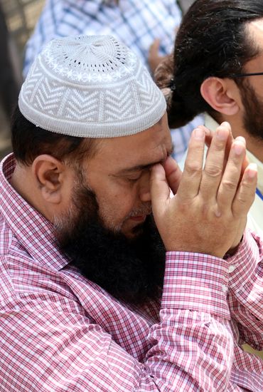 Pakistani Muslim Man Attends First Friday Editorial Stock Photo - Stock ...