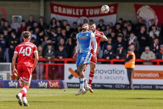 George Francomb 4 Crawley Town Aaron Editorial Stock Photo - Stock ...