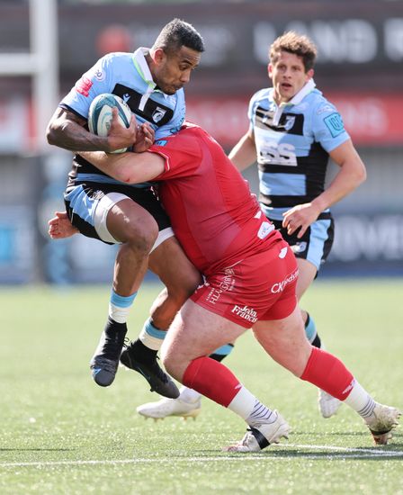 Rey Leelo Cardiff Rugby Tackled By Editorial Stock Photo - Stock Image ...