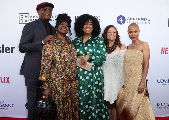 Samuel L Jackson Latanya Richardson Shonda Editorial Stock Photo ...