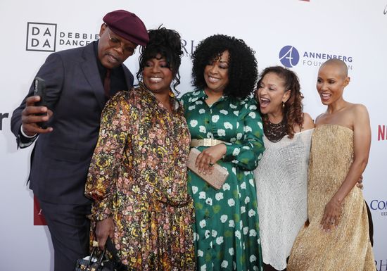 Samuel L Jackson Latanya Richardson Shonda Editorial Stock Photo ...